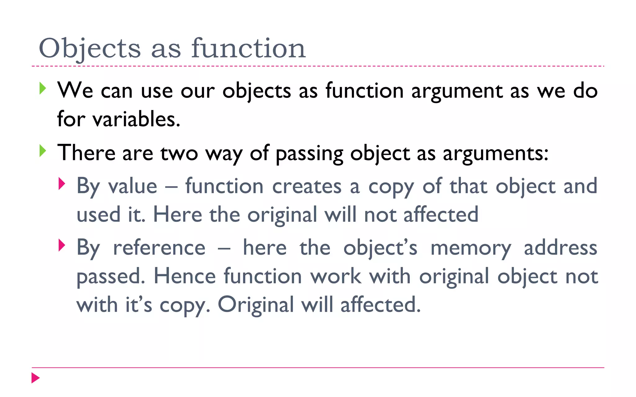 how to create object | PPT