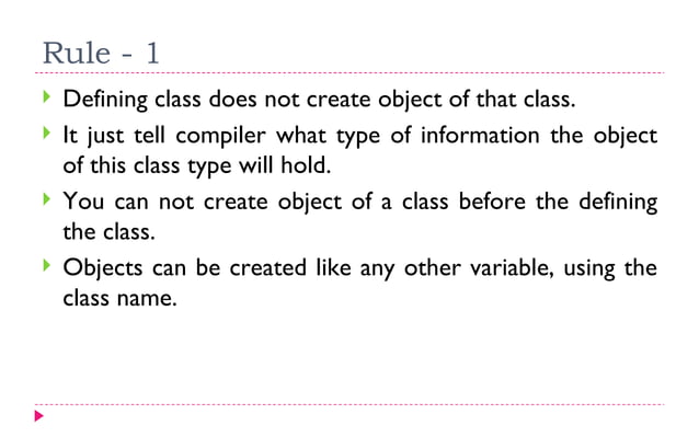 how to create object | PPT