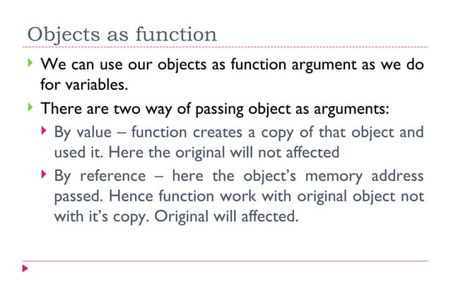 how to create object | PPT