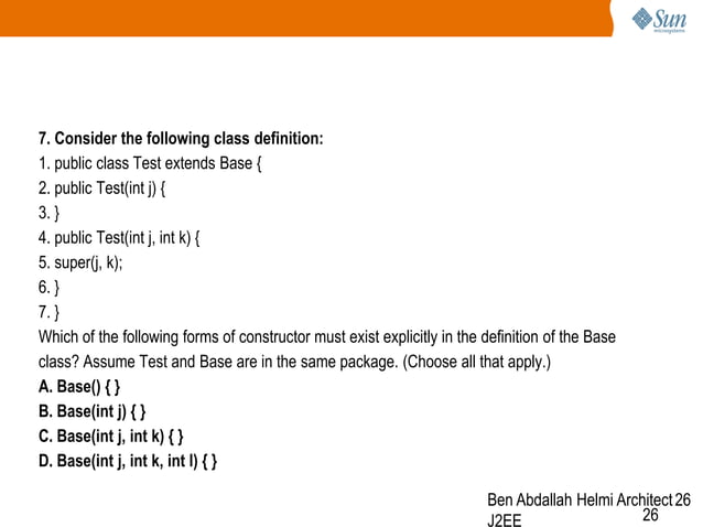 chap 6 : Objects and classes (scjp/ocjp) | PPT