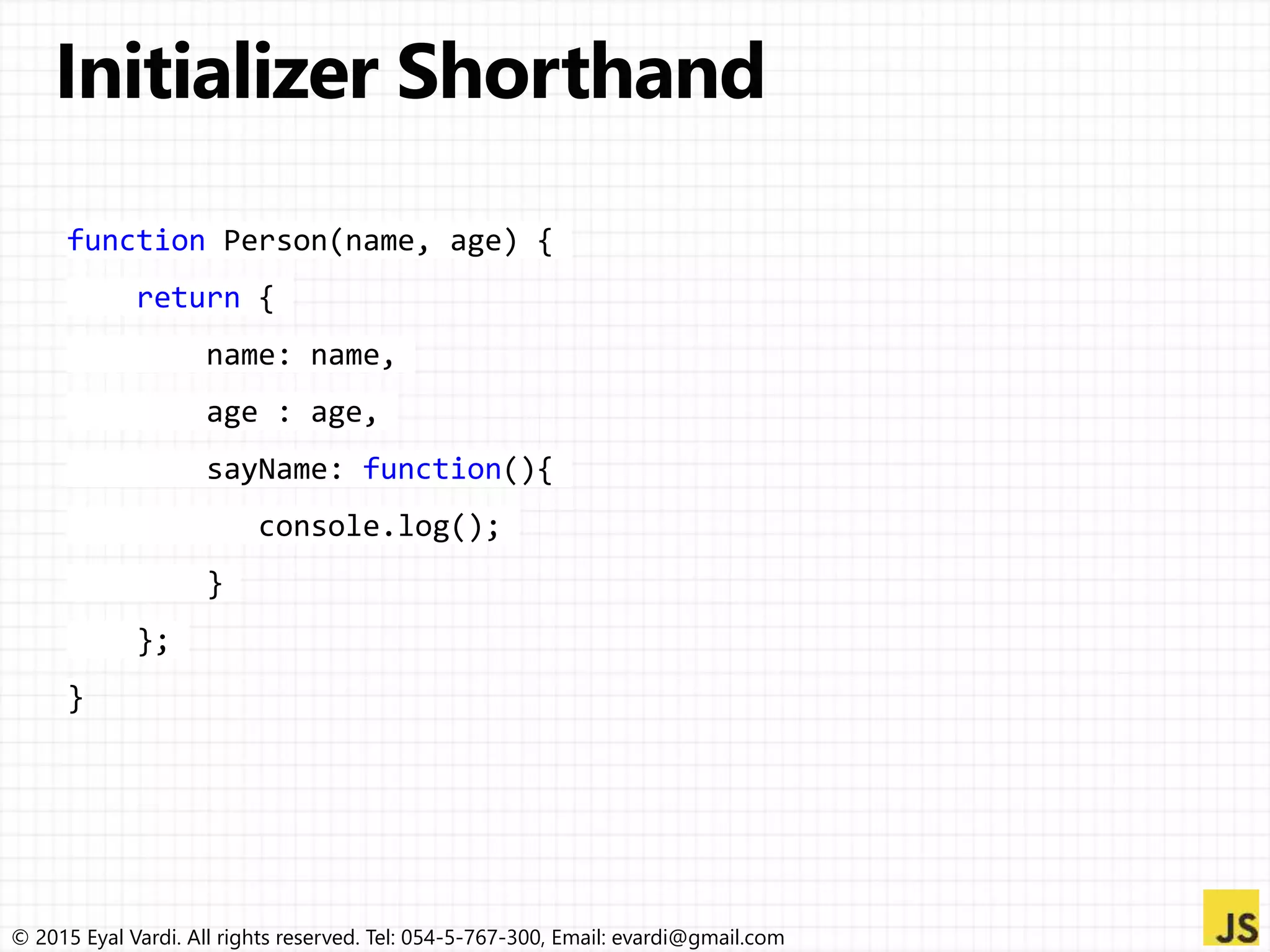 Objects & Classes in ECMAScript 6.0 | PPT