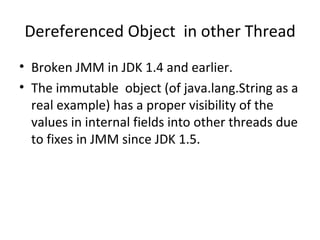 Java Objects Constructed Within The Final Field Safe Context | PPT