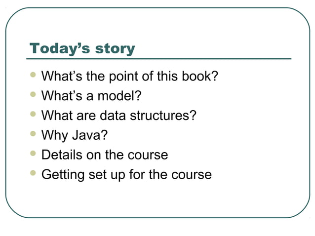 Objects for modeling world | PPT