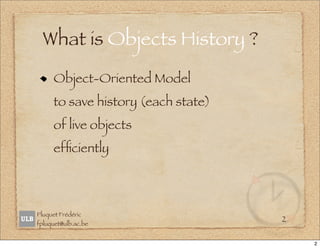 Objects History | PDF