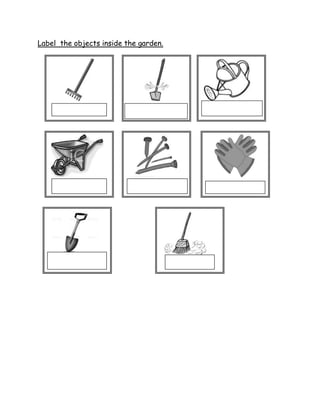 Label the objects | DOCX