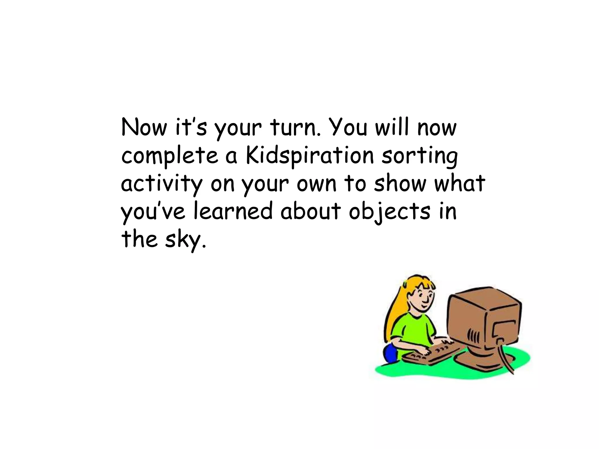 Objects in the sky | PPTX