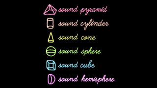 Objects made of sound | PPT