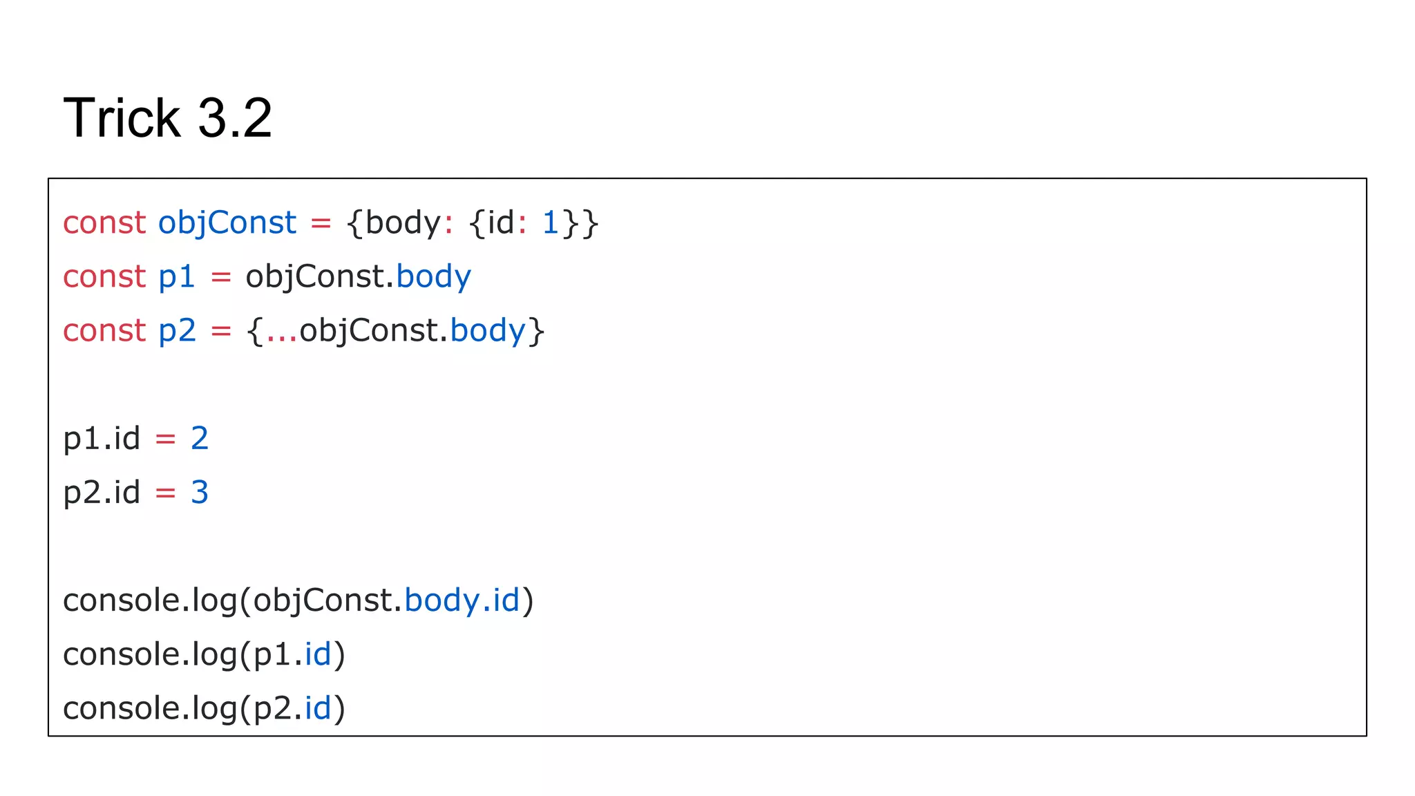 JS Objects manipulation | PPT
