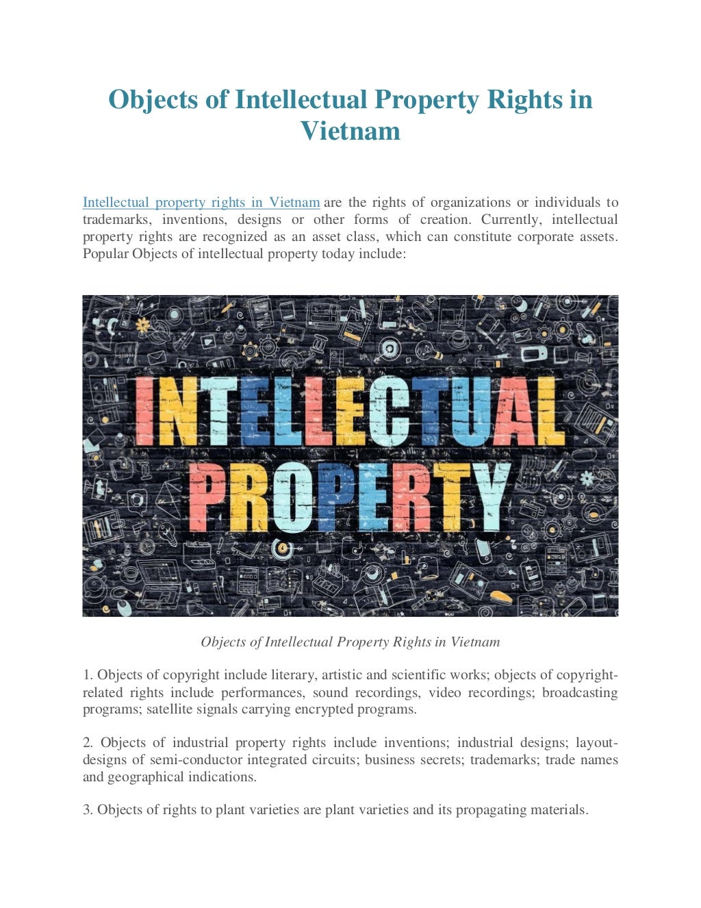 Objects of Intellectual Property Rights in Vietnam.pdf