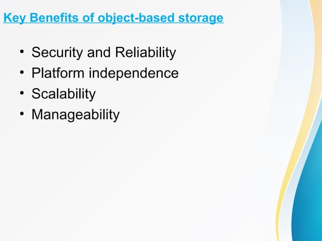 Object storage | PPT