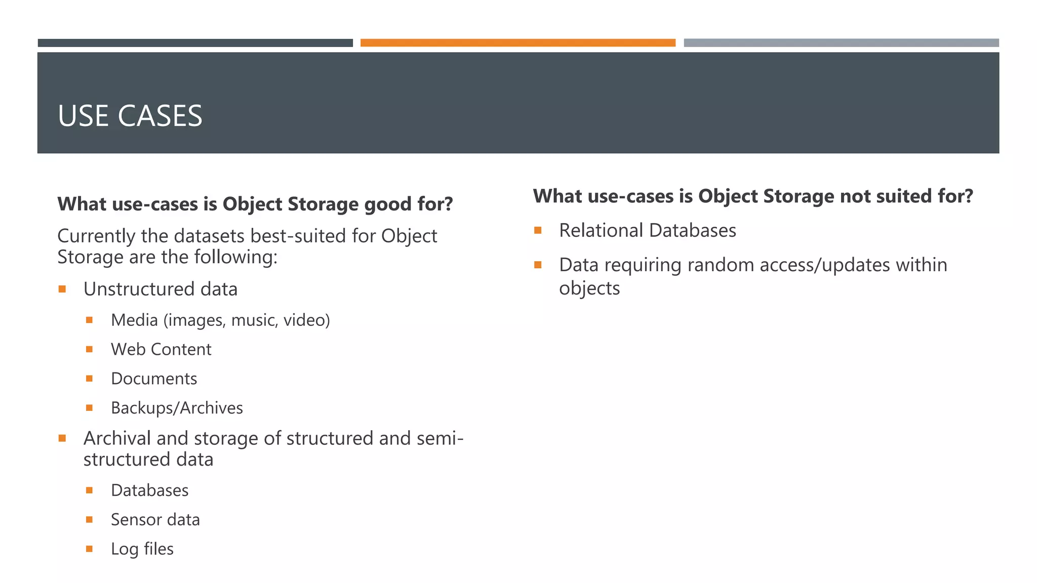 What is Object storage ? | PPTX