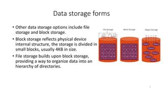 object_storage.pptx | Data Storage and Warehousing | Computing