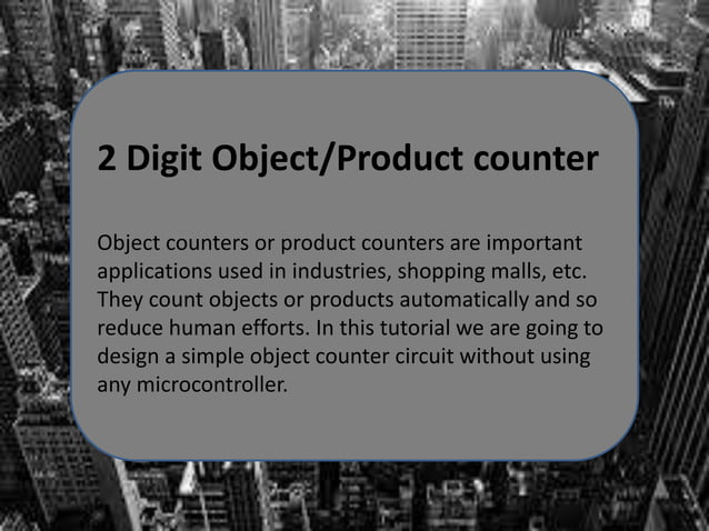 2 Digit Object counter | PPTX
