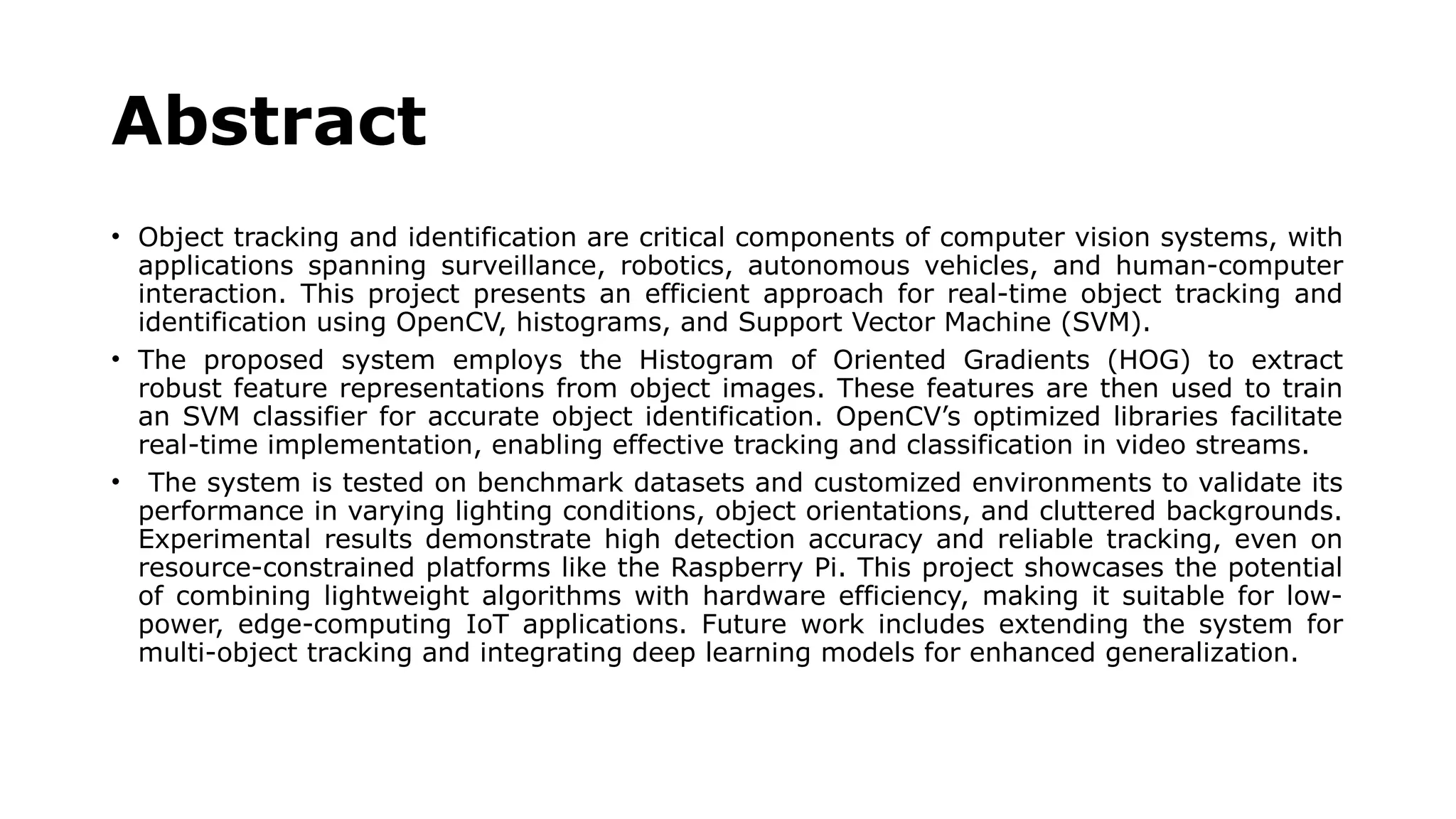 Object Tracking and Identification with OpenCV Using Histograms.pptx