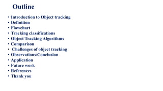 Object tracking presentation | PDF