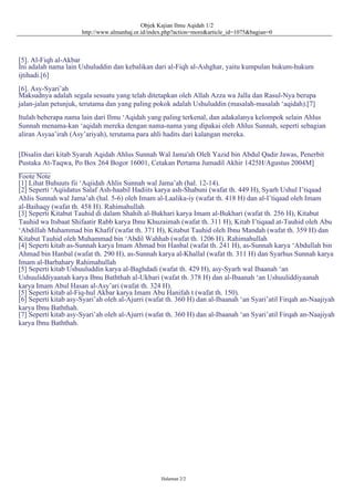 Objek kajian-ilmu-aqidah-1-2 | PDF