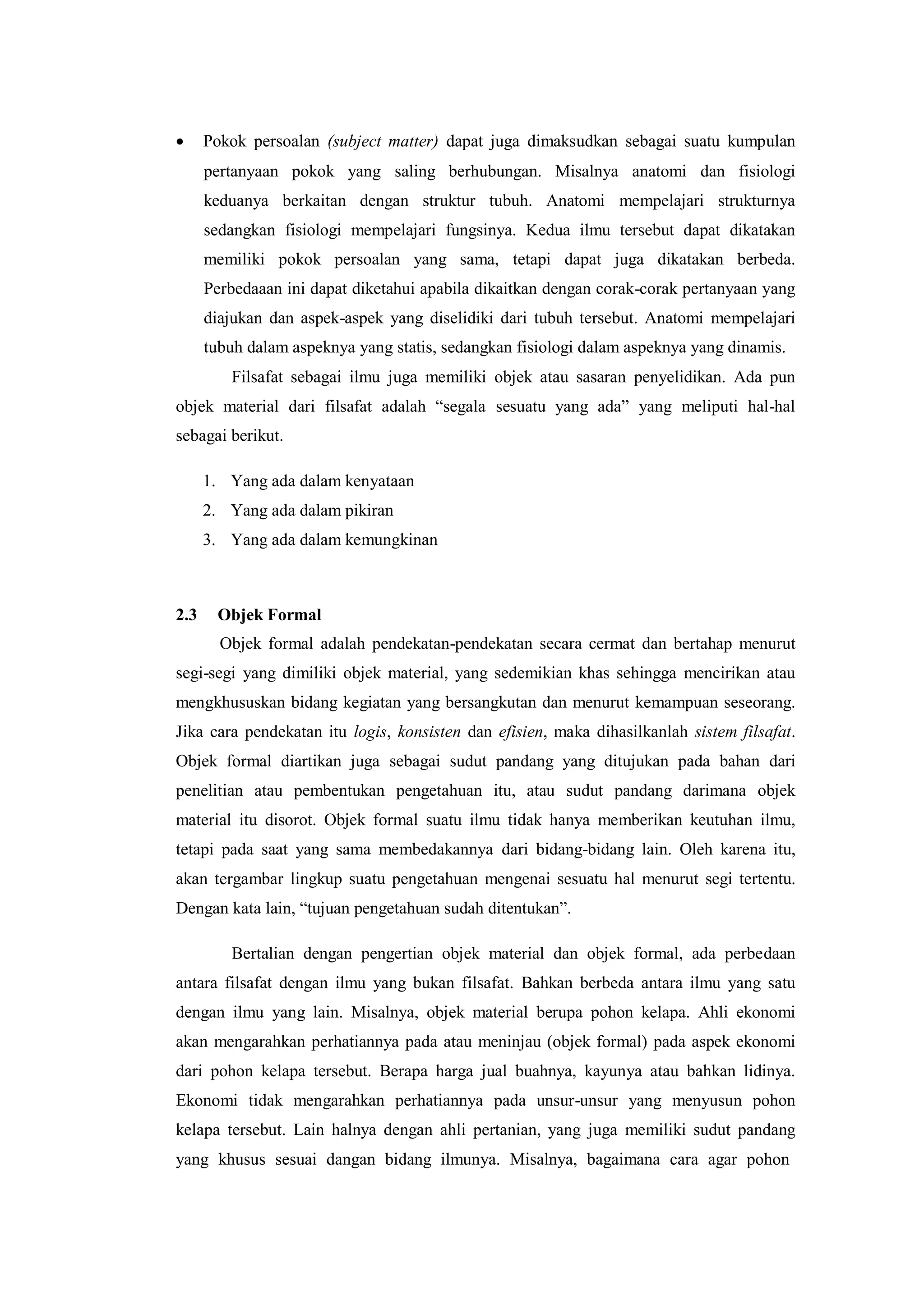 Objek material | DOCX