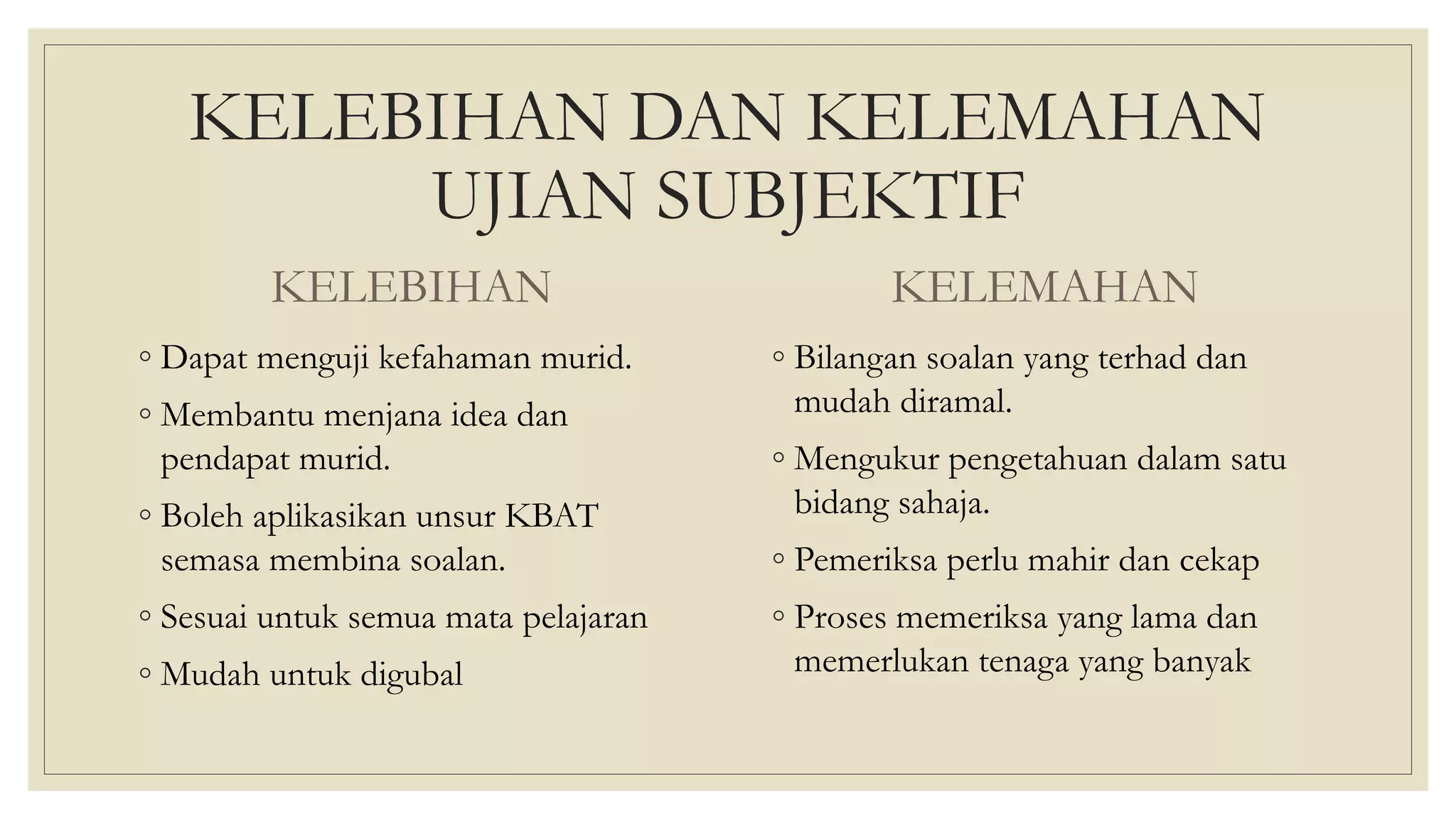 SOALAN OBJEKTIF | PPTX