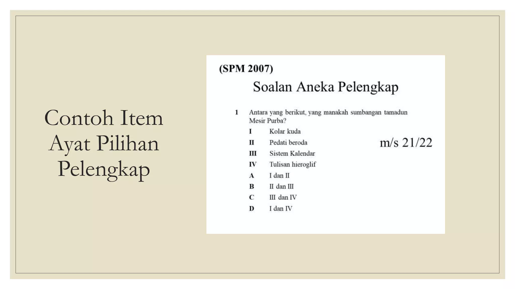 SOALAN OBJEKTIF | PPTX