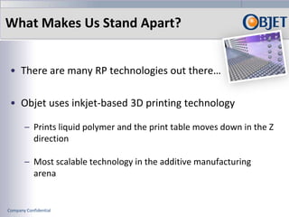 Objet 3D Printing Systems | PPT