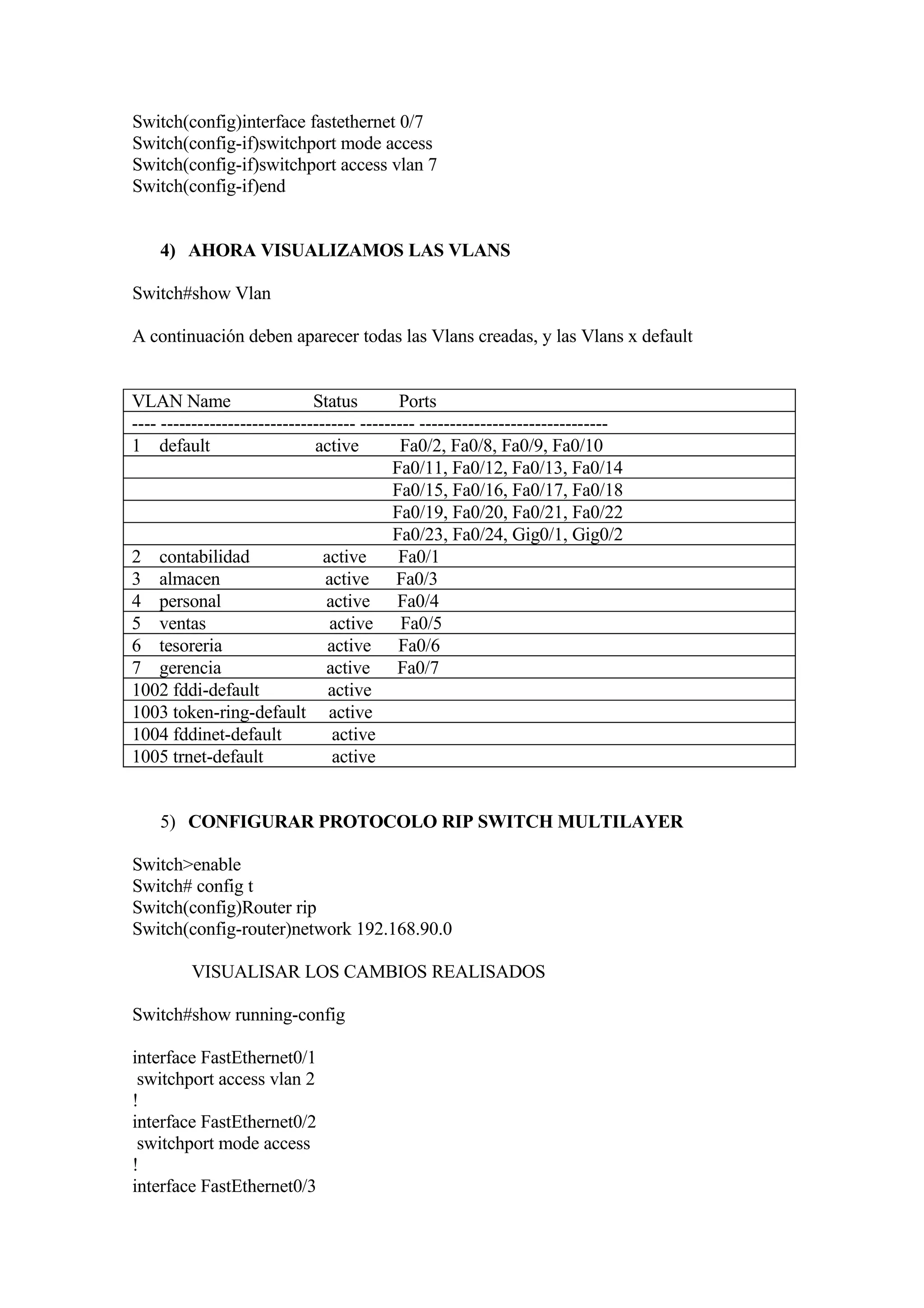 PROYECTO VLANS | PDF