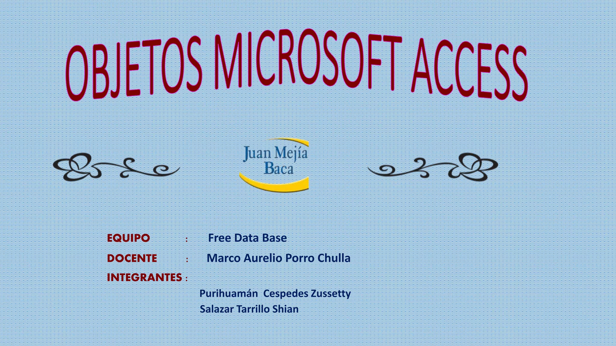 Objetivos de microsoft access | PPTX