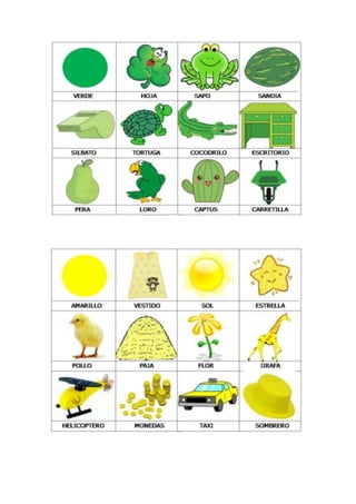 Objetos color verde | DOCX