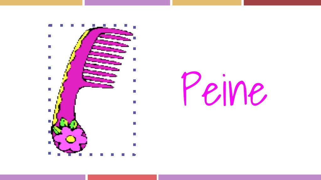 Objetos con la letra p