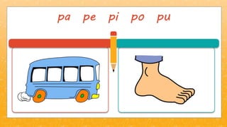 Objetos con p, cuento del pirata | PPSX