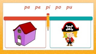 Objetos con p, cuento del pirata | PPSX