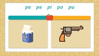 Objetos con p, cuento del pirata | PPSX