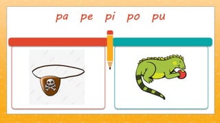 Objetos con p, cuento del pirata | PPSX