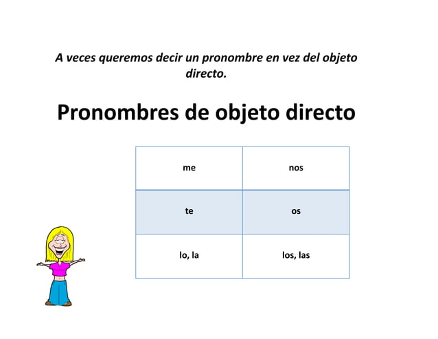 Objetos directos | PPT