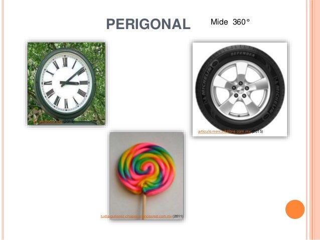 Objetos que forman diferentes tipos de ángulos