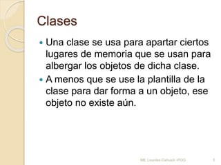 Objetos y clases | PPTX