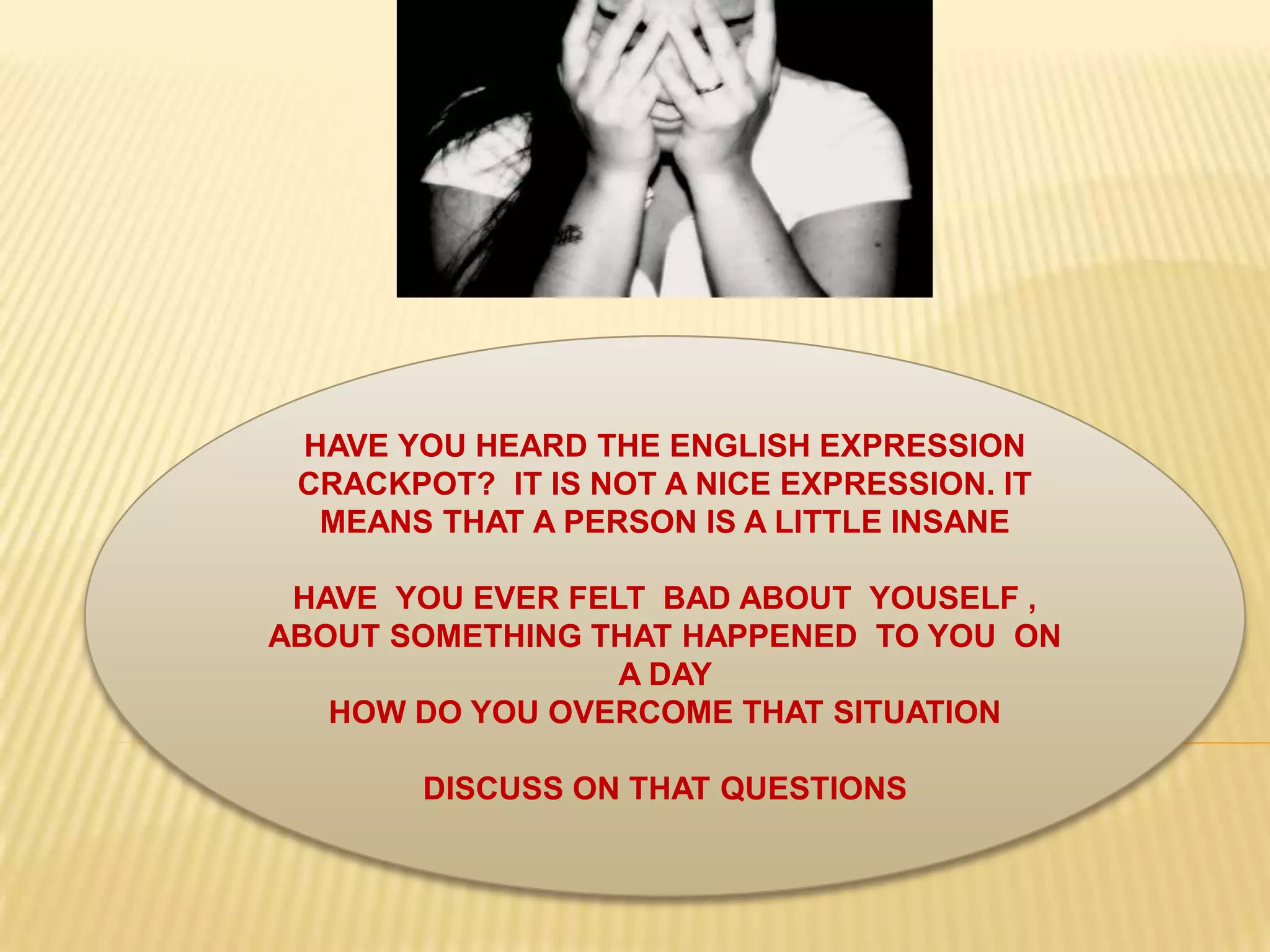 THE VALUE OF WEAKNESS CLASS | PPT