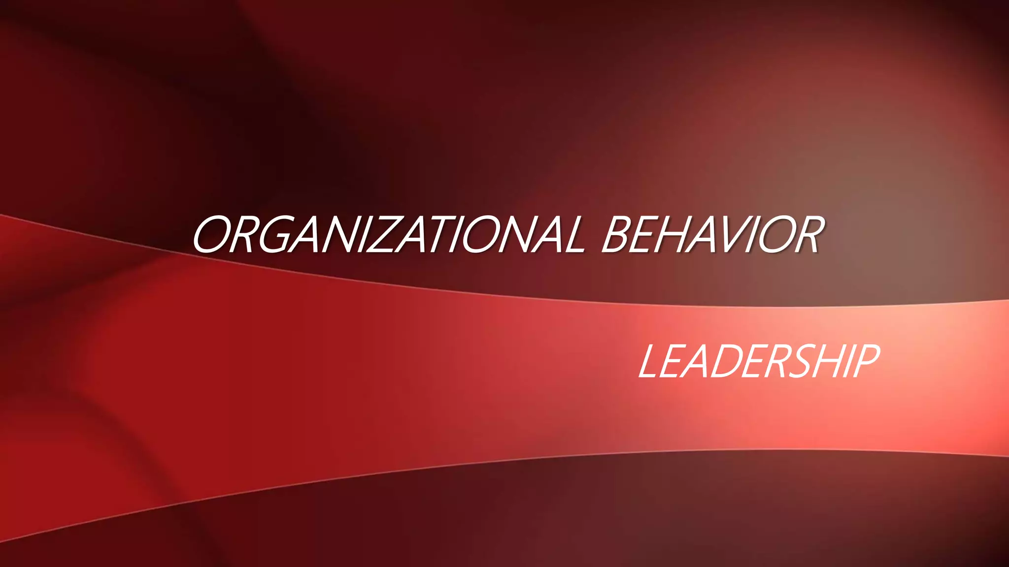 Ob Leadership | PPTX