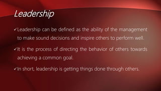 Ob Leadership | PPT