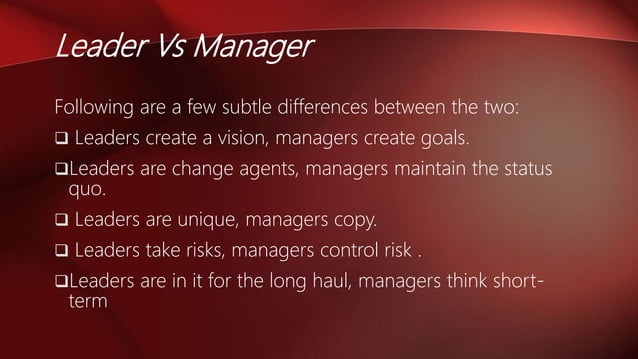 Ob Leadership | PPT | Free Download