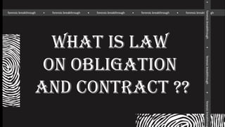 OBLIGATION AND CONTRACT.............pptx