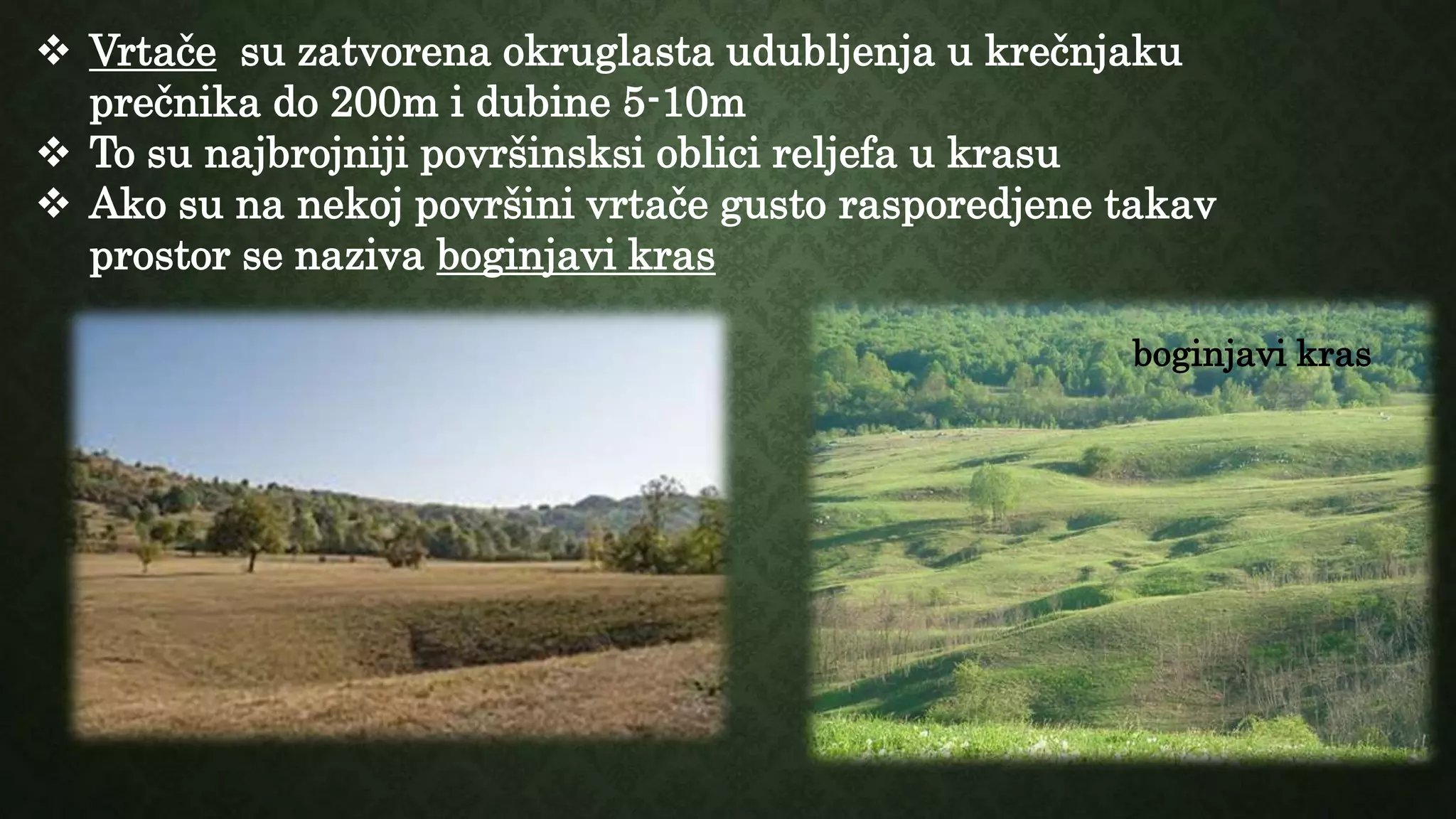 Oblici reljefa nastali radom spoljašnjih sila | PPTX