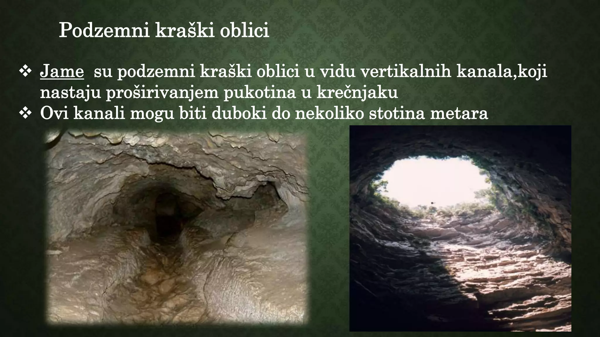 Oblici reljefa nastali radom spoljašnjih sila | PPTX