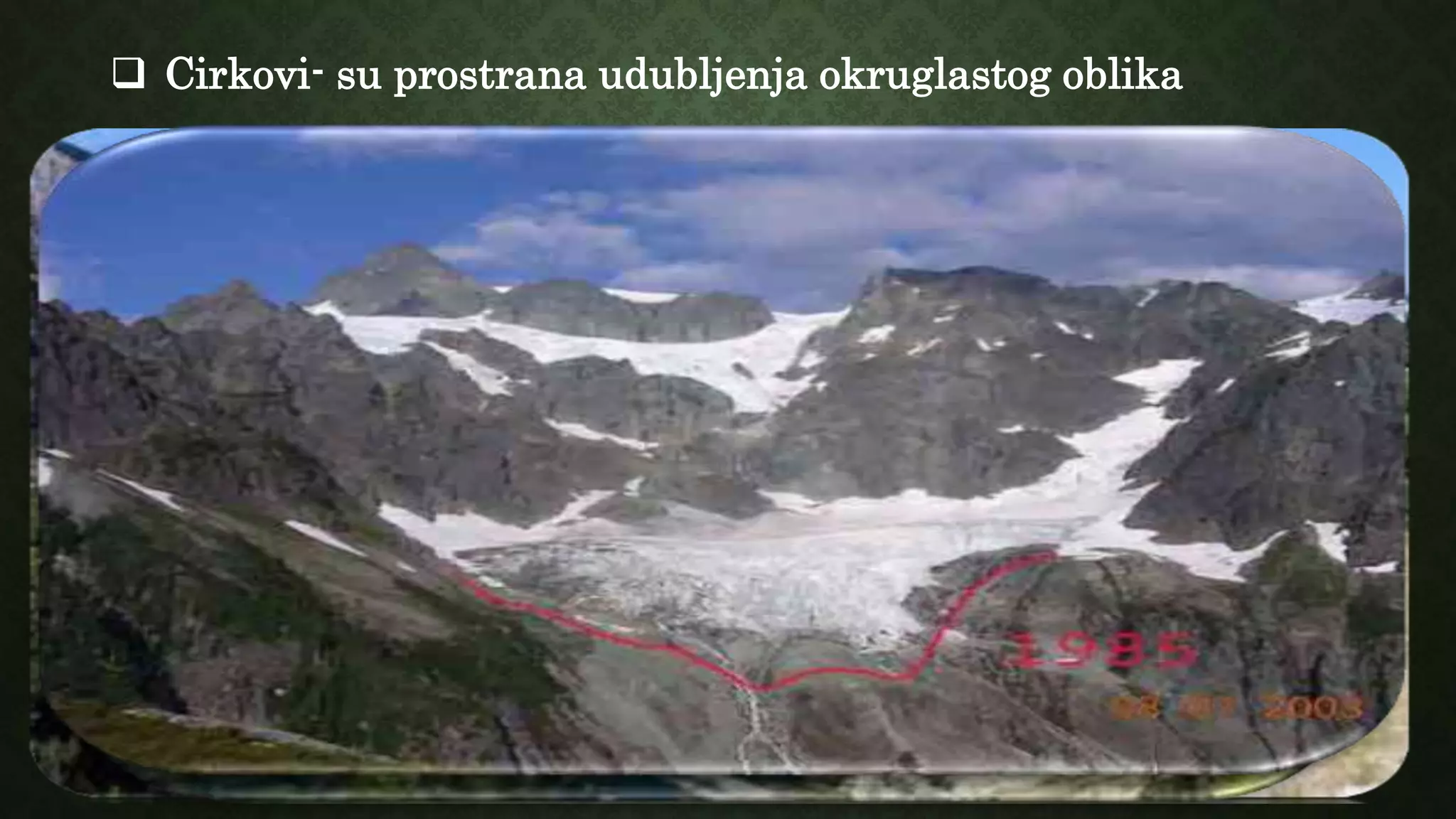 Oblici reljefa nastali radom spoljašnjih sila | PPTX