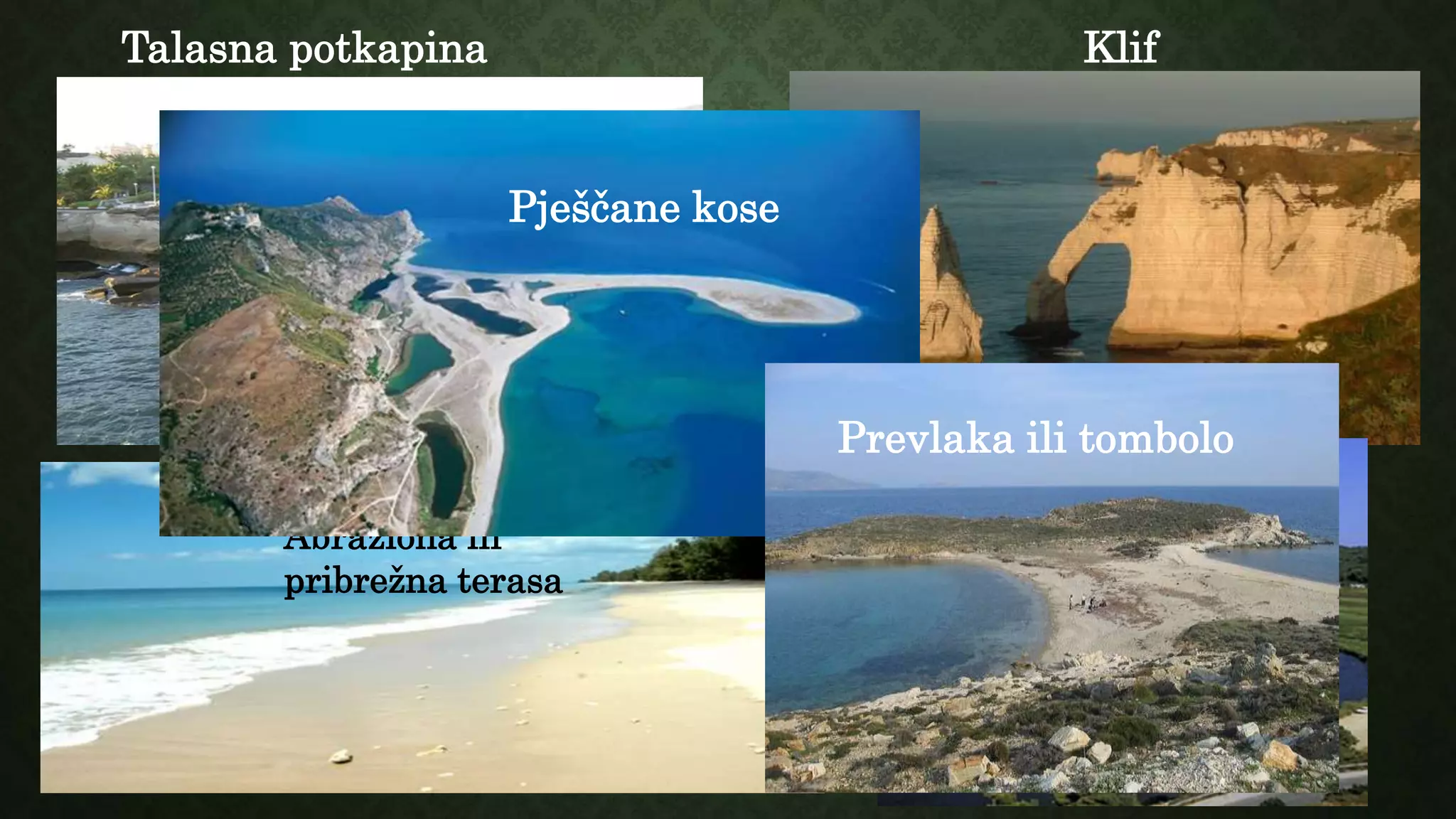 Oblici reljefa nastali radom spoljašnjih sila | PPTX