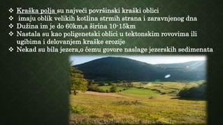 Oblici reljefa nastali radom spoljašnjih sila | PPTX