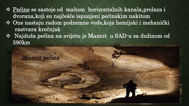 Oblici reljefa nastali radom spoljašnjih sila | PPTX