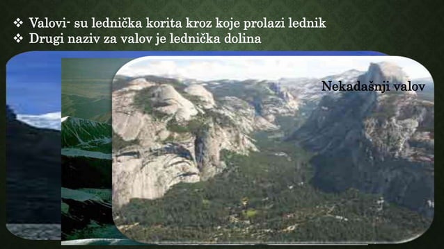 Oblici reljefa nastali radom spoljašnjih sila | PPTX