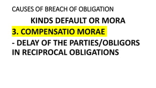 OBLICON (Civil Law of the Philippines) Obligations and Contracts | PDF