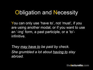 Obligation and Necessity | PPT