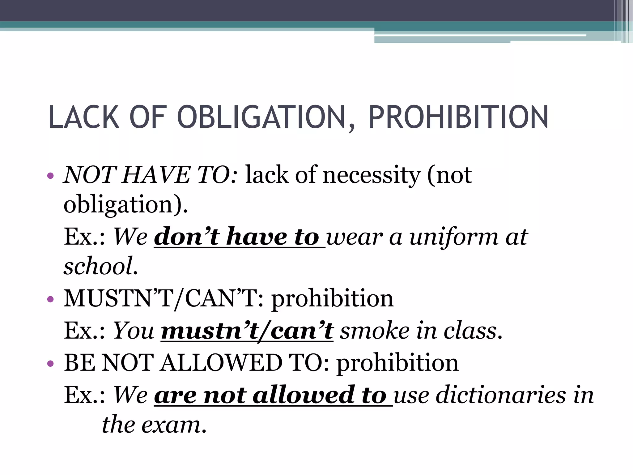 obligation, necessity, prohibition B2.pptx